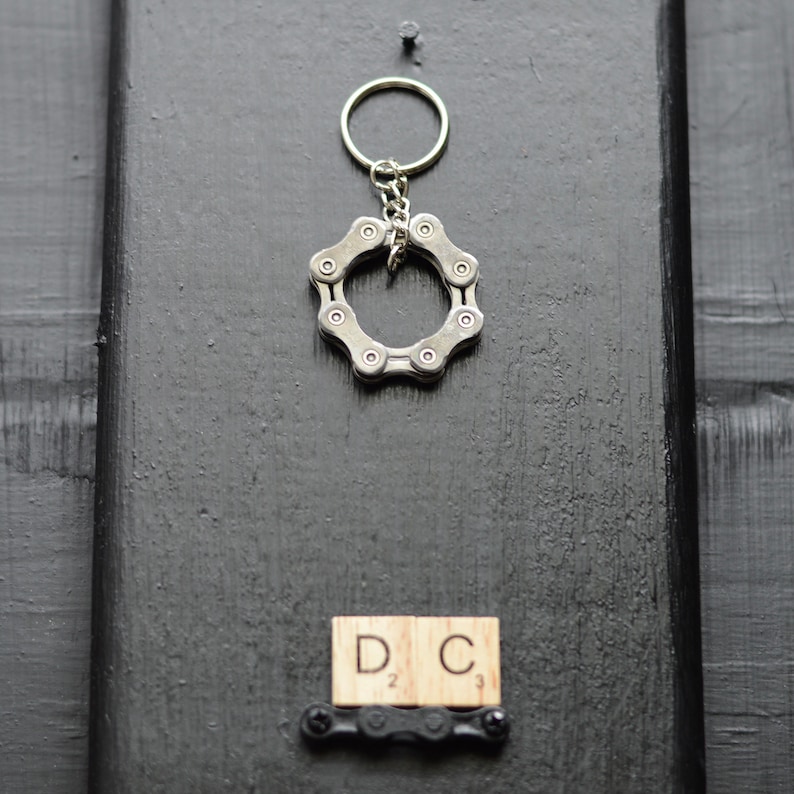 DC Keychain Bicycle Shimano Chain Double Chain Accessory - Etsy