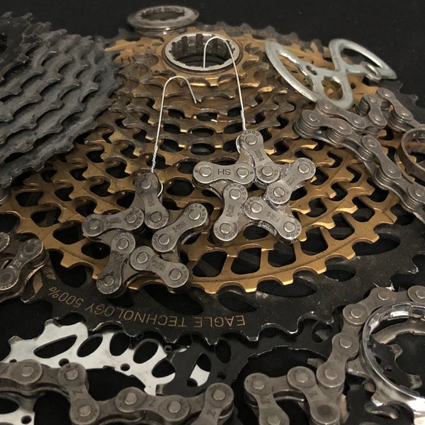 Bike Chain Star - Etsy