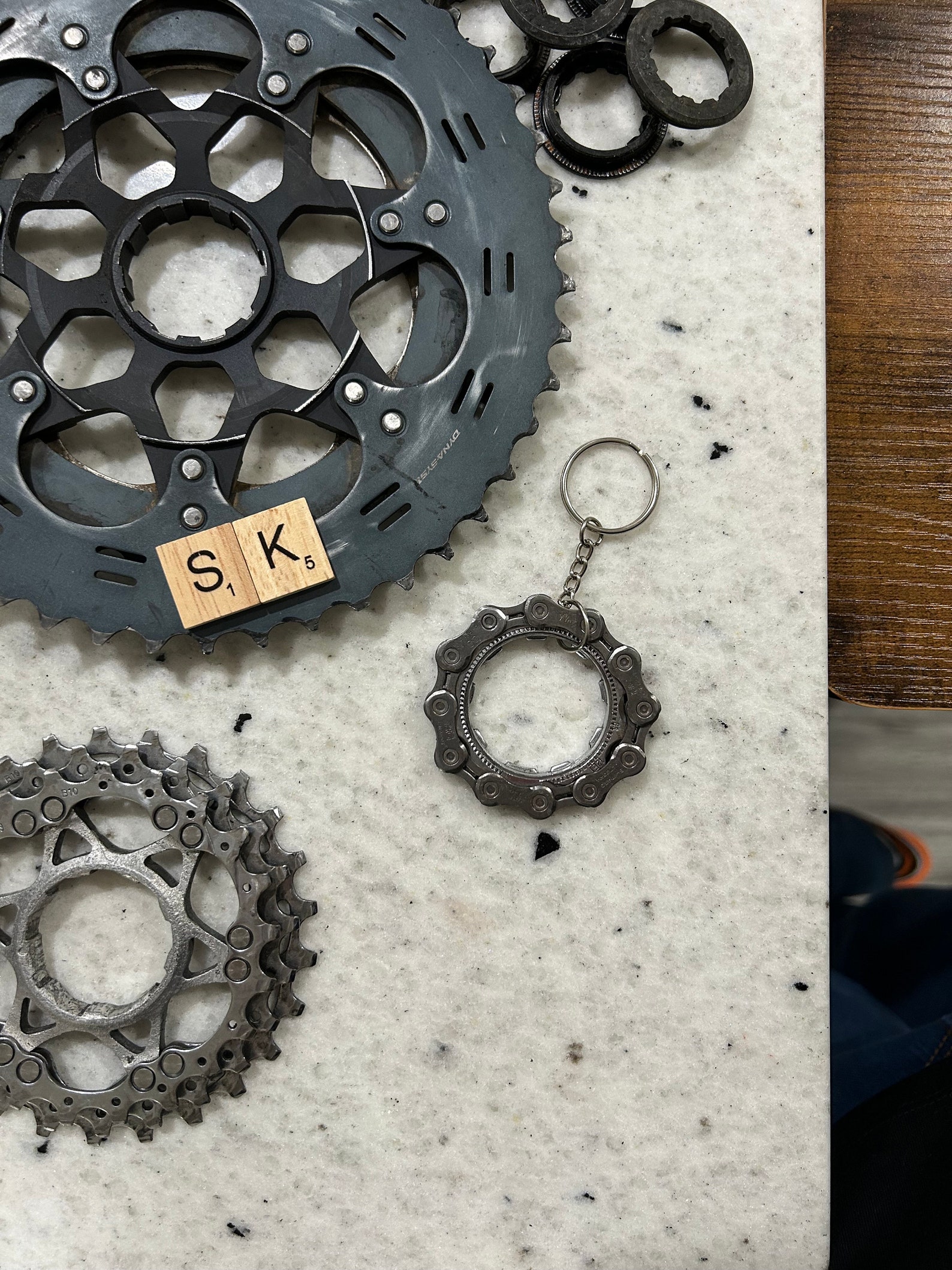 SK Keychain With Cassette and Chain - Etsy