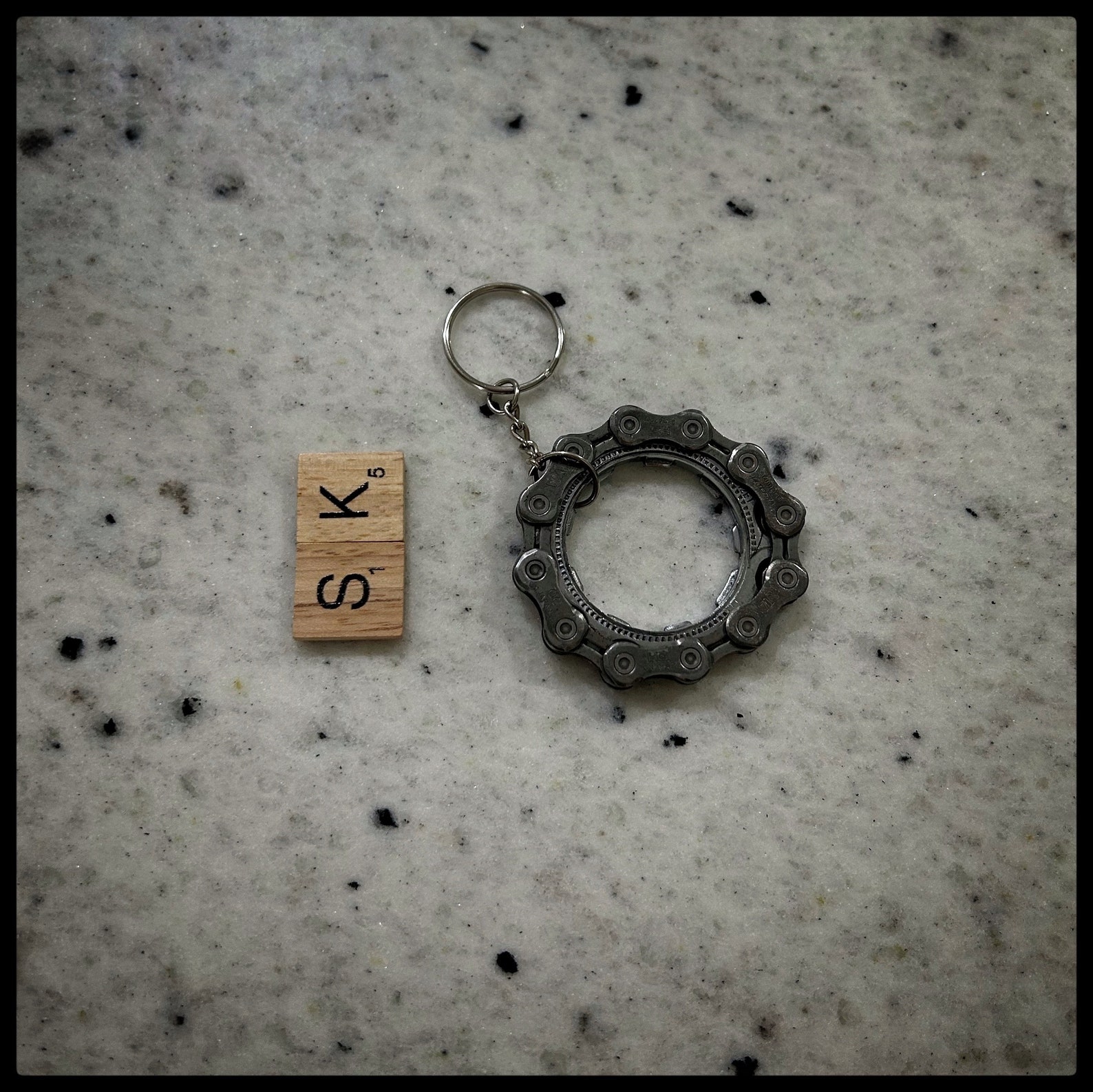 SK Keychain With Cassette and Chain - Etsy