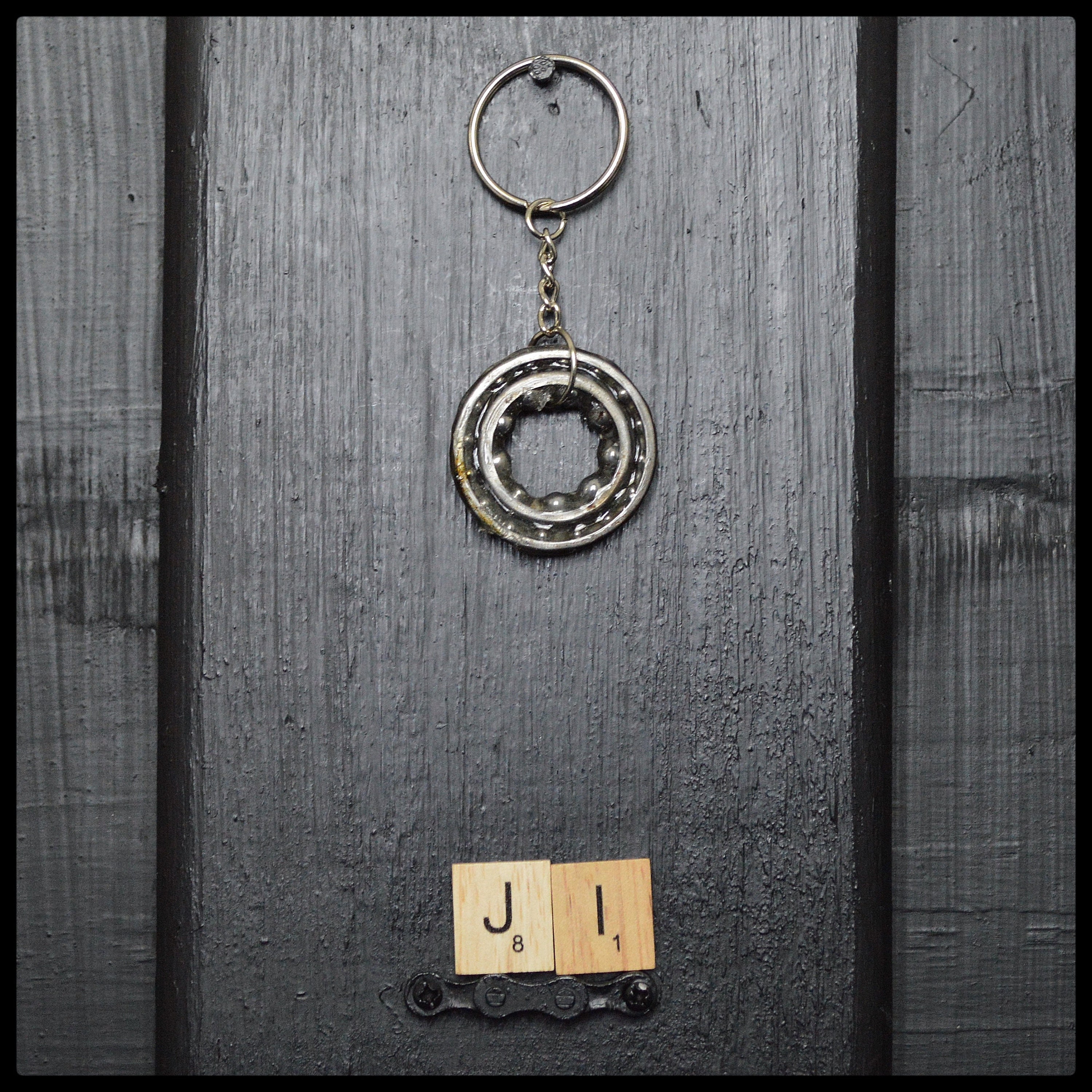 JI Keychain With Double Ball Bearings - Etsy UK