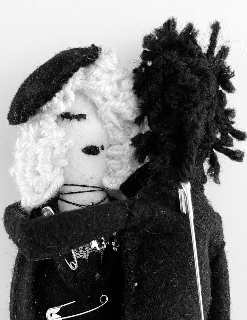 Punk Dolls Sid and Nancy Felt Punk Dolls Felt Doll music | Etsy