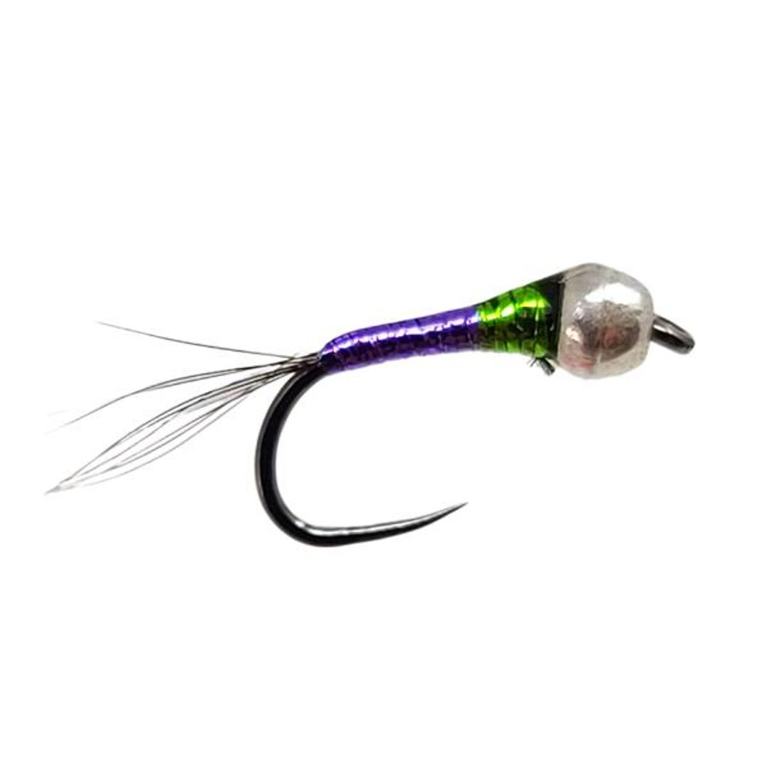 Purple Hot Spot Perdigon - Nymph Flies for Trout Fly Fishing - Etsy