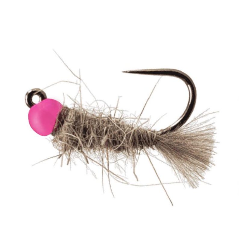Euro Tungsten Pink Rabbit Jig Nymph - Caddis Flies for Trout Fly ...