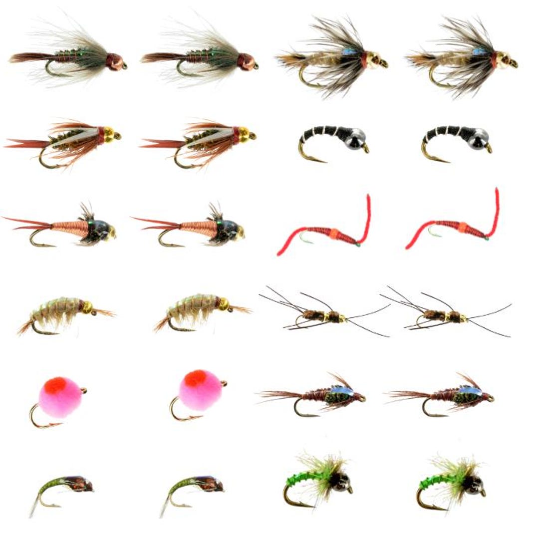 24 Nymph Assortment Fly Assortments for Fly Fishing - Etsy