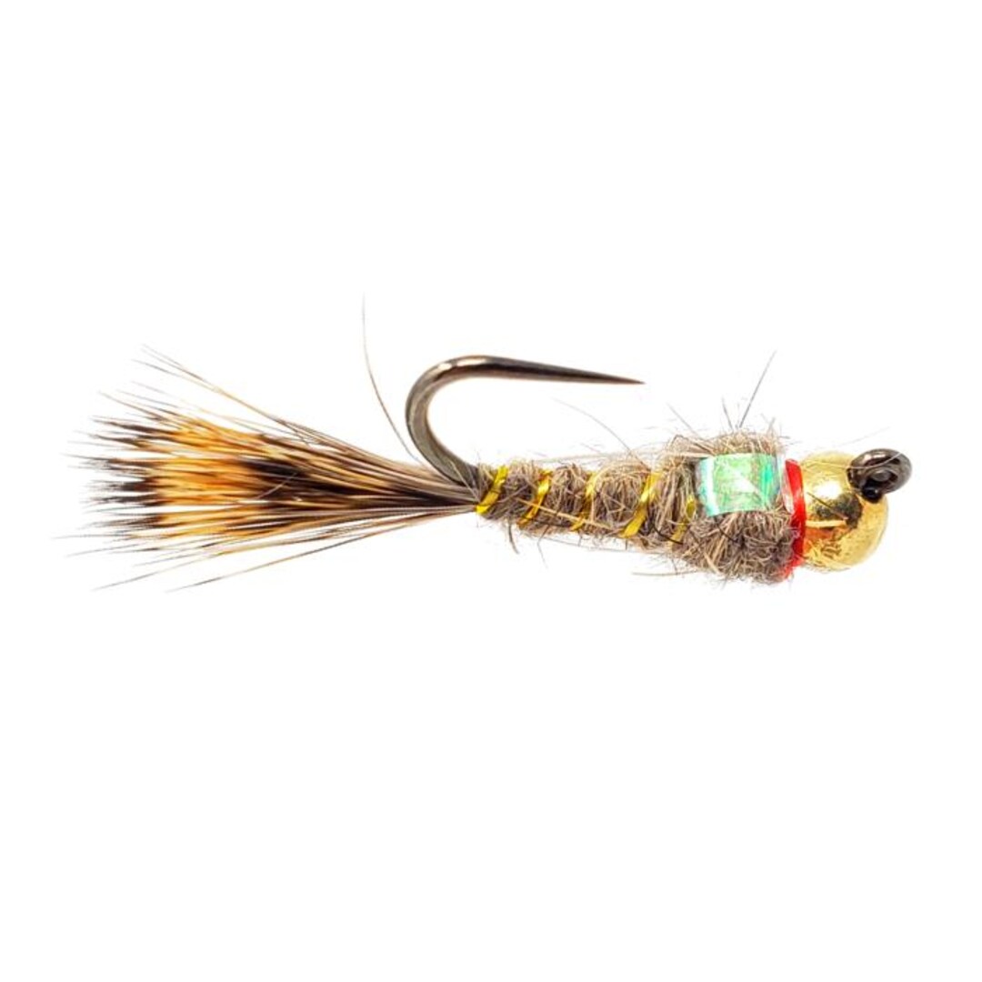 Jiggy Flashback Hare's Ear - Nymph Flies for Trout Fly Fishing - Etsy