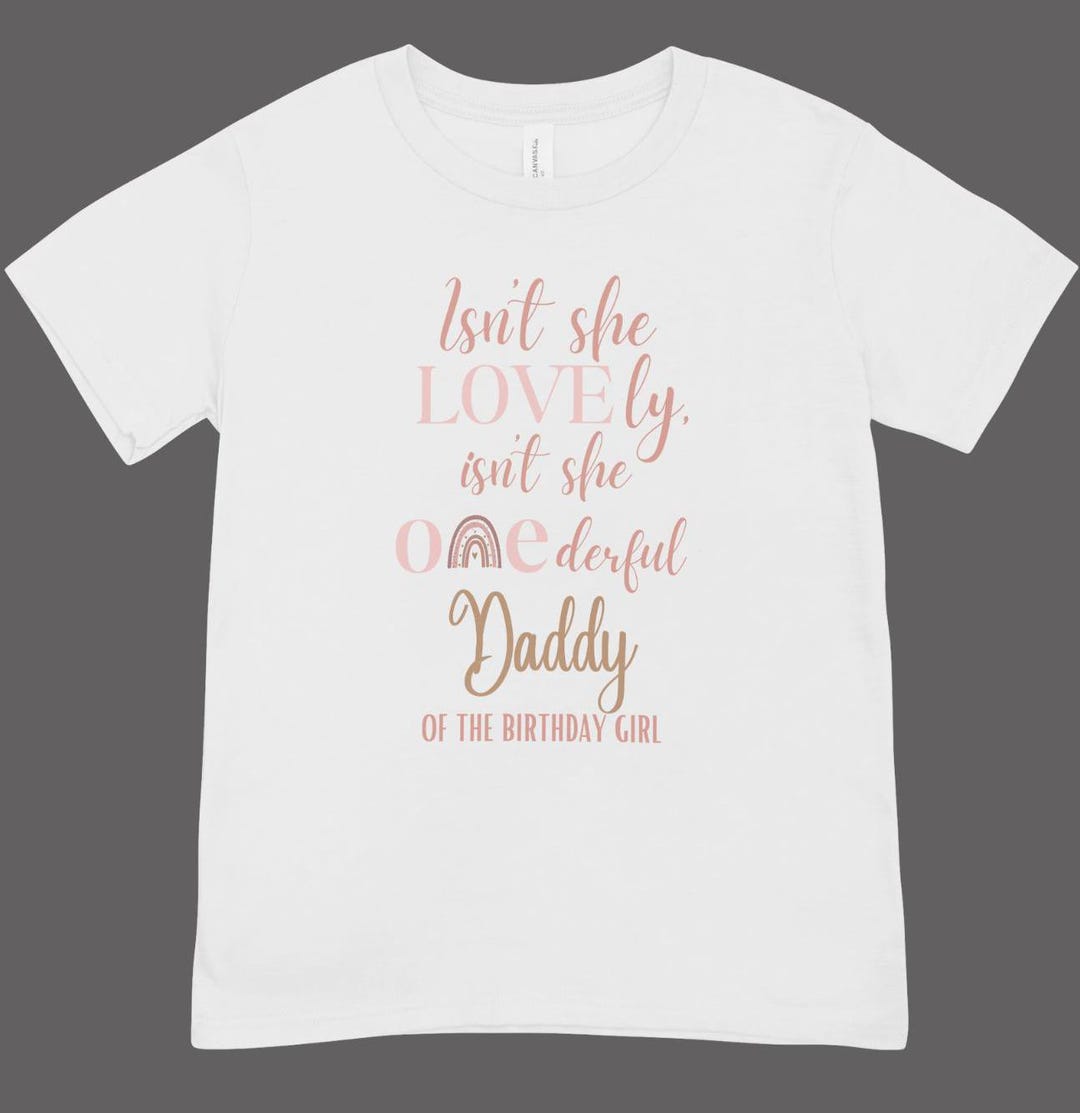 One-derful First Birthday Shirt Design (daddy) | Instant Download - Etsy