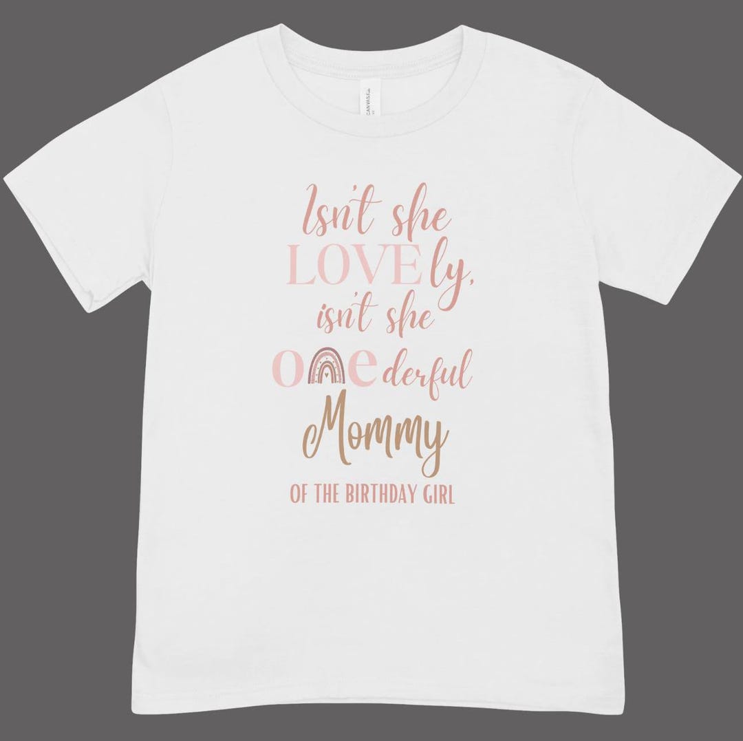 One-derful First Birthday Shirt Design (mommy) | Instant Download - Etsy