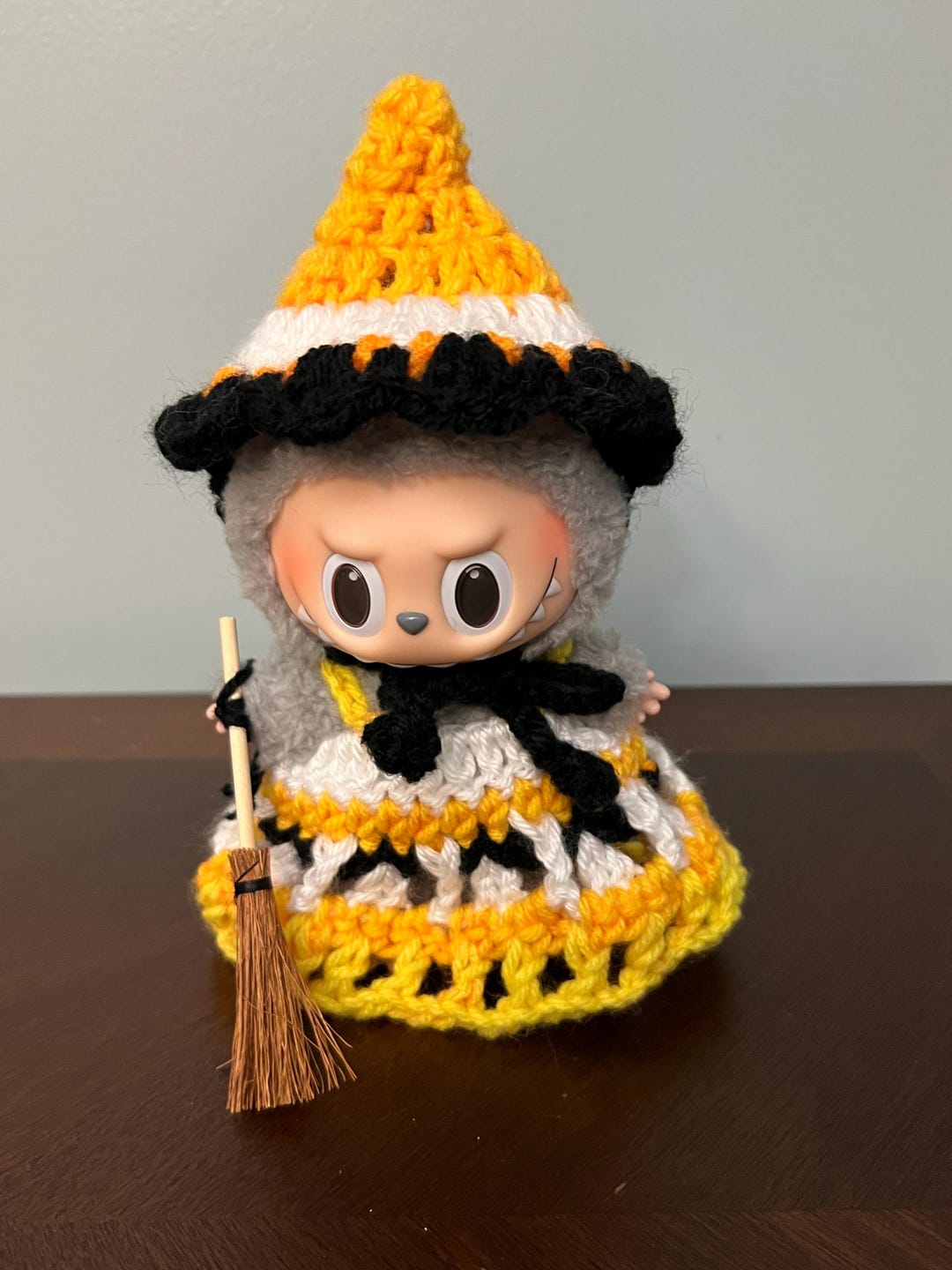 Handmade Lububu Witch Costume With Broom, Halloween Dress - Etsy