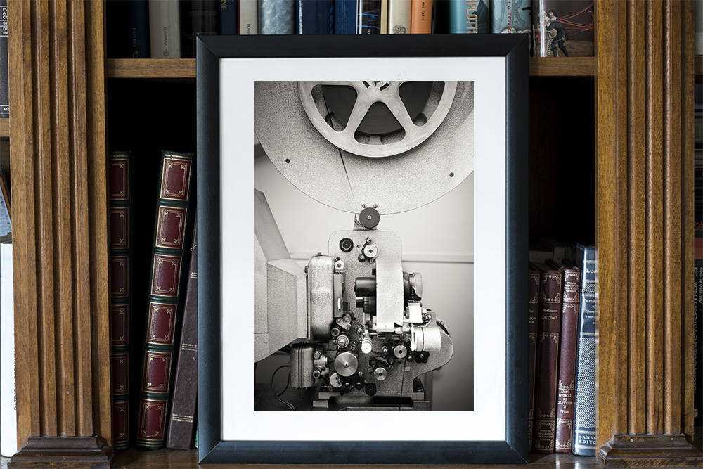Movie Gift Wall Art. Vintage Projector Photography Printable Poster ...