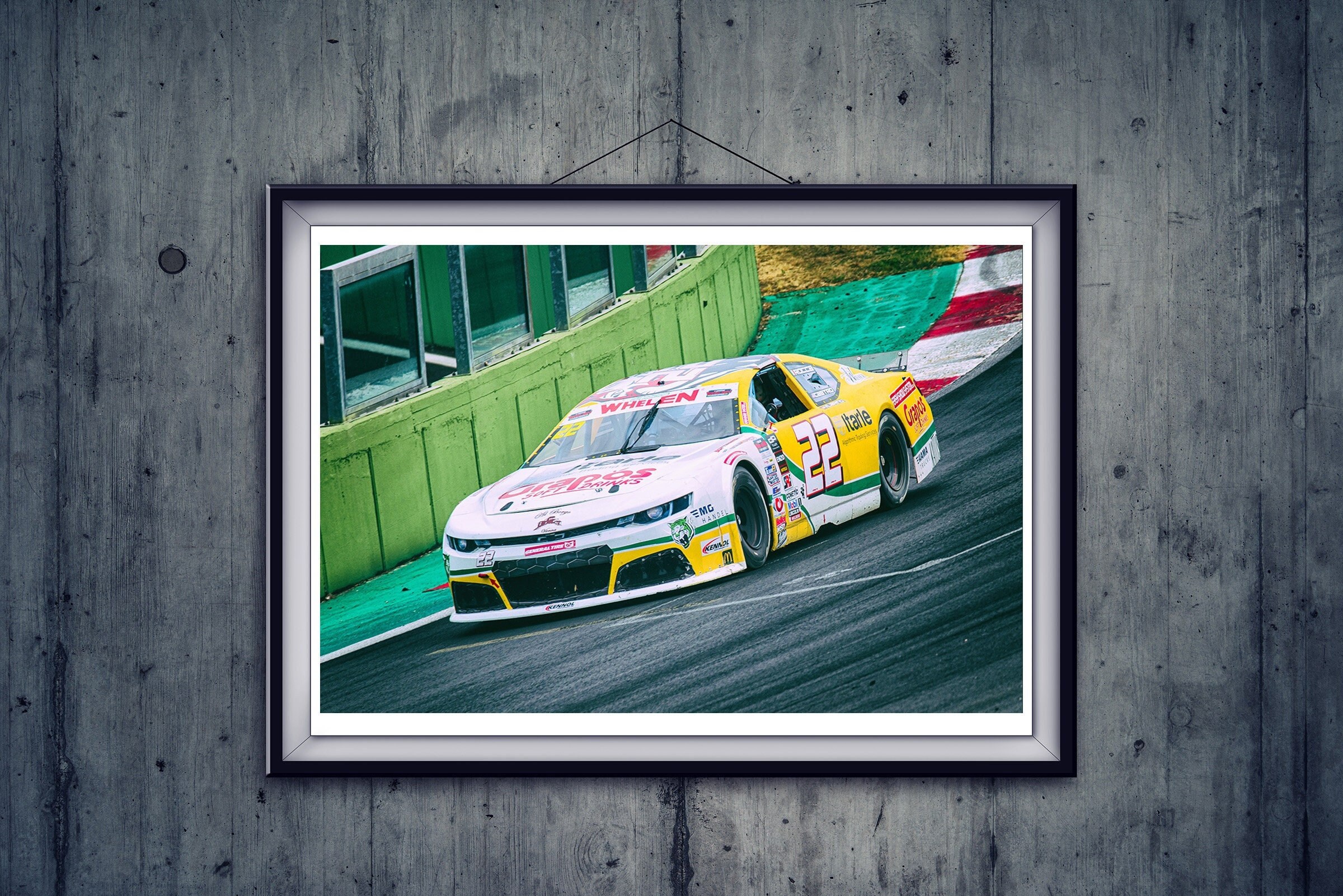 Home Décor Wall Décor Home & Living Nascar Chevrolet Camaro racing car ...