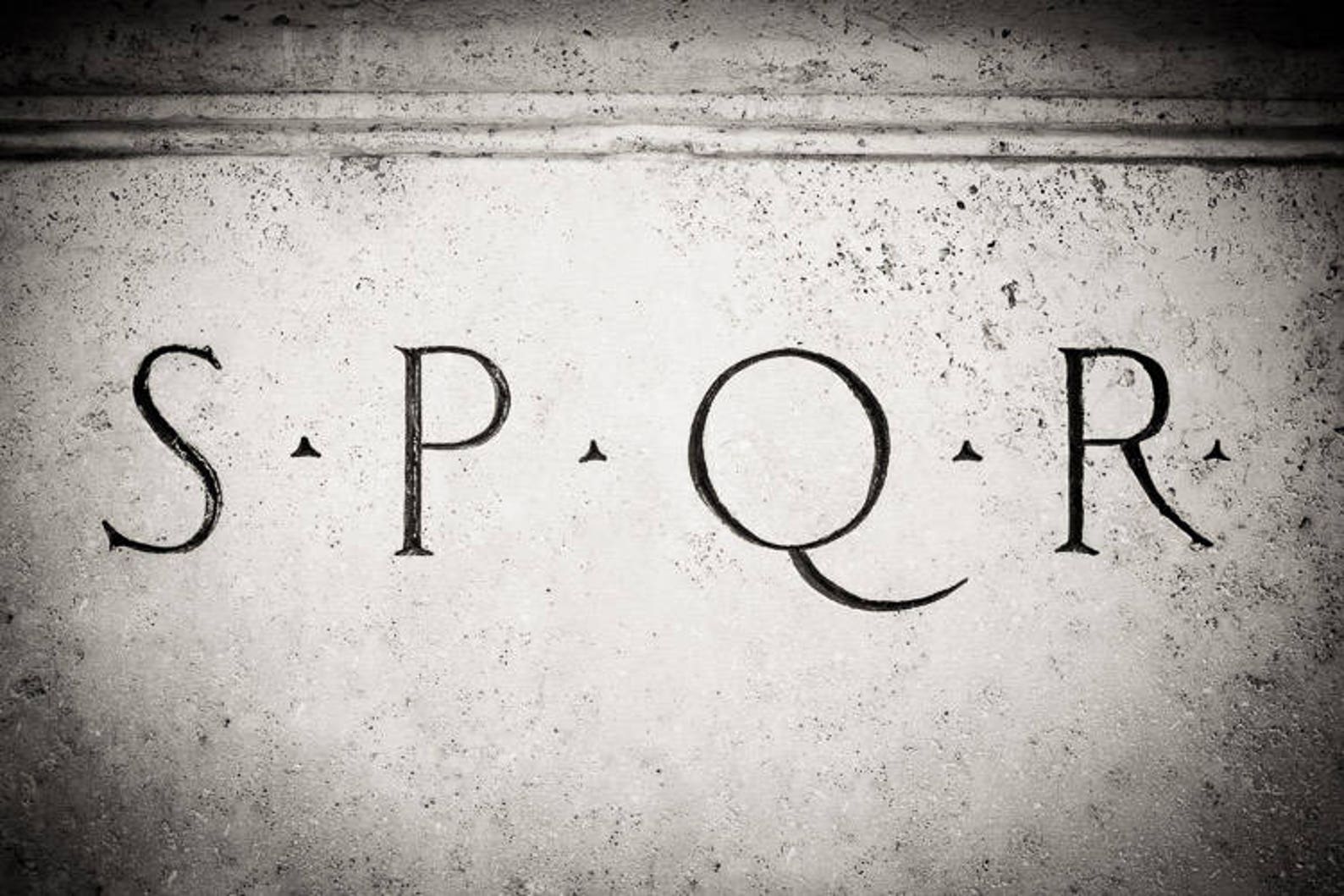 Roma foto póster spqr símbolo imperio romano fotografía imprimible arte ...