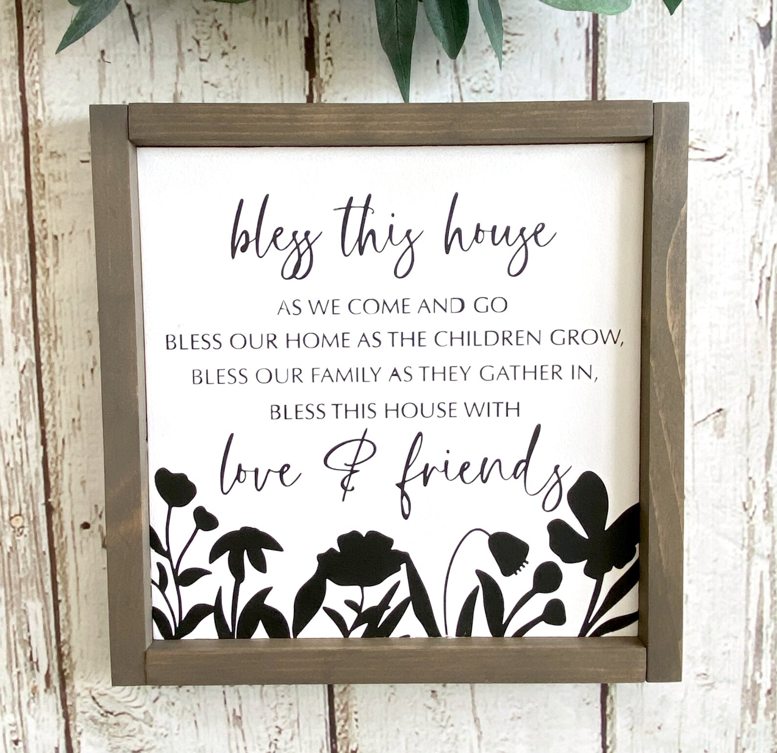 Bless This House Wood Sign Farmhouse Decor Housewarming - Etsy