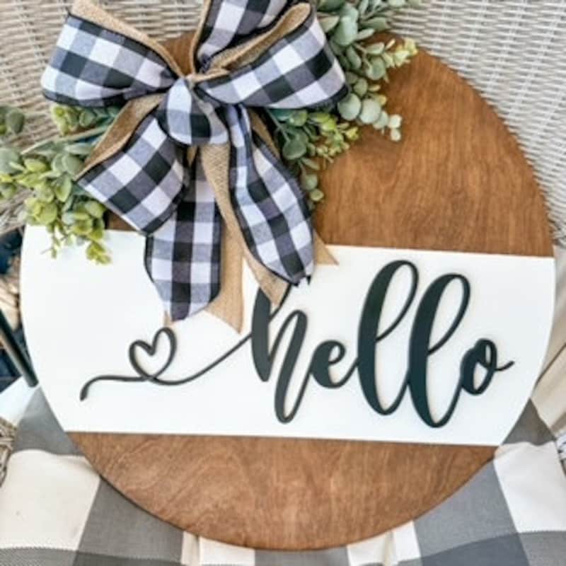 Hello Sign - Etsy