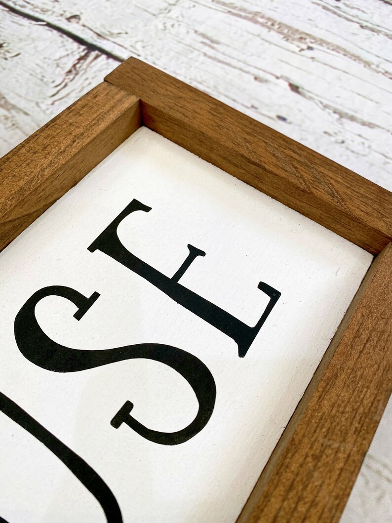 Farmhouse Sign for Kitchen Wood Sign, Rustic Kitchen Sign, Housewarming ...