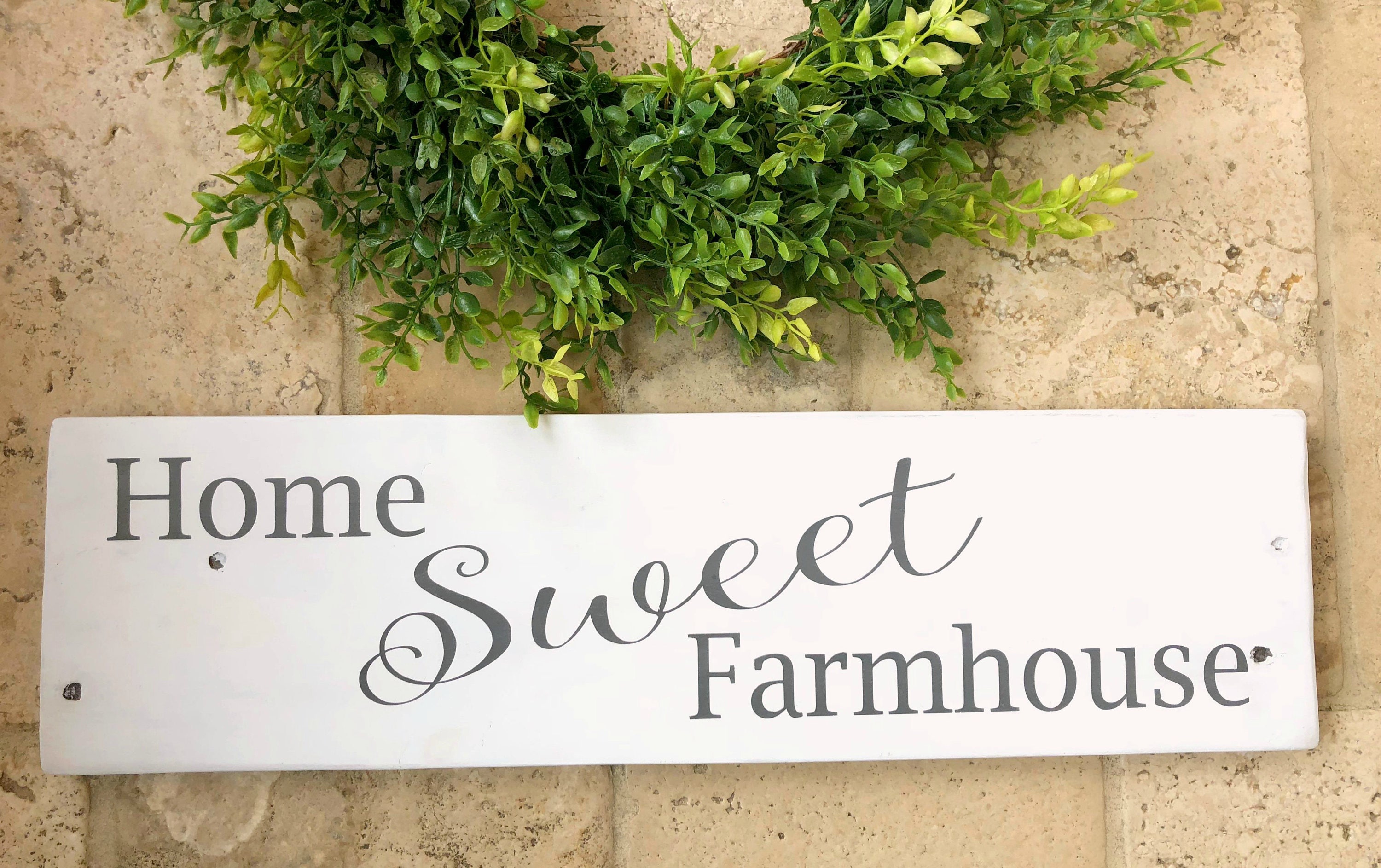 Home Sweet Farmhouse Sign Farmhouse Decor Home Sweet Home - Etsy
