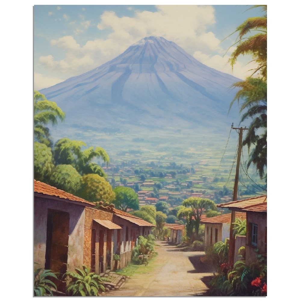 Countryside Landscape Central America San Cristobal Volcano Nicaragua ...