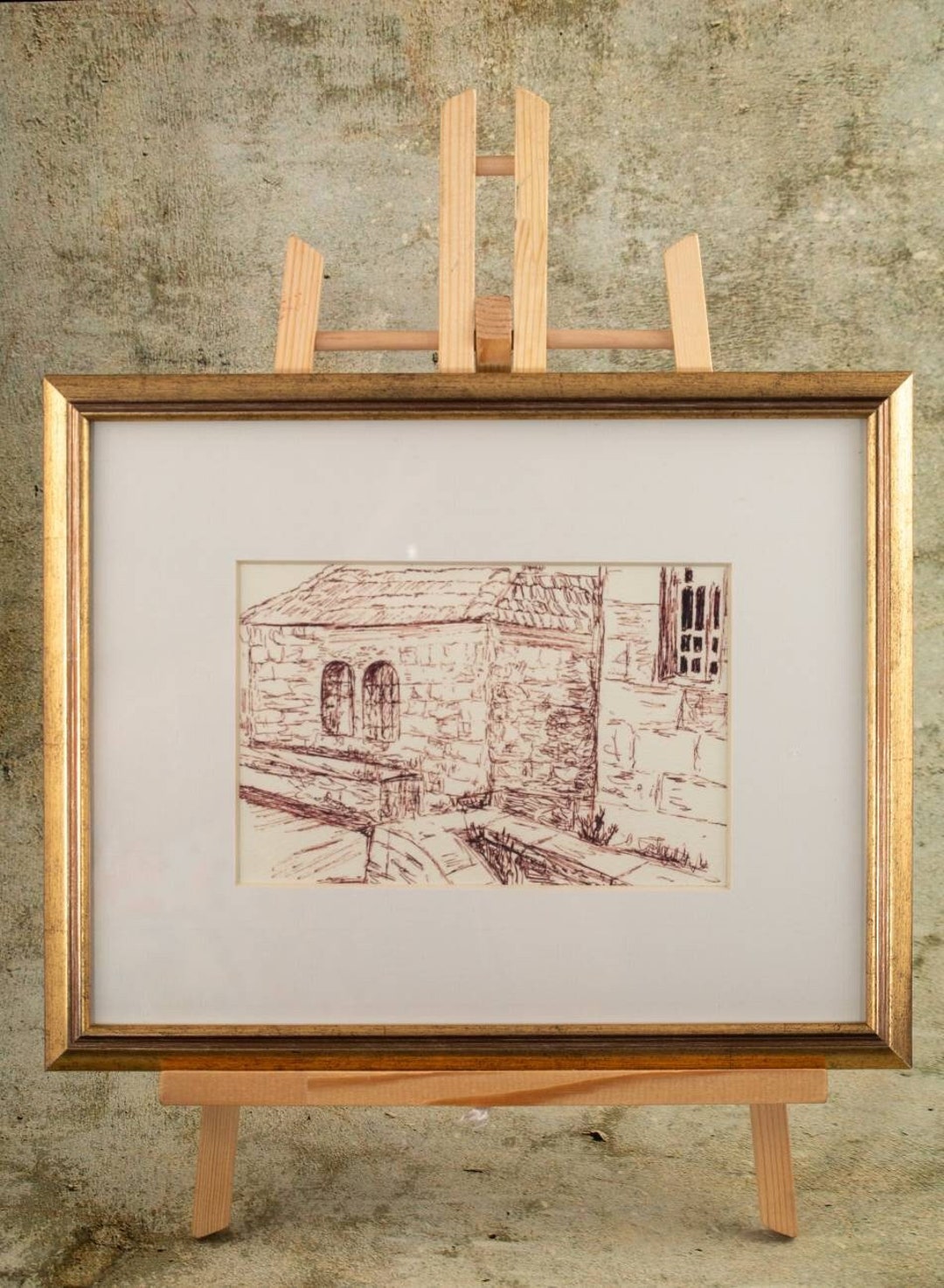 Jerusalem Sketch Print, Holy Land Landscape, Jewish Art - Etsy