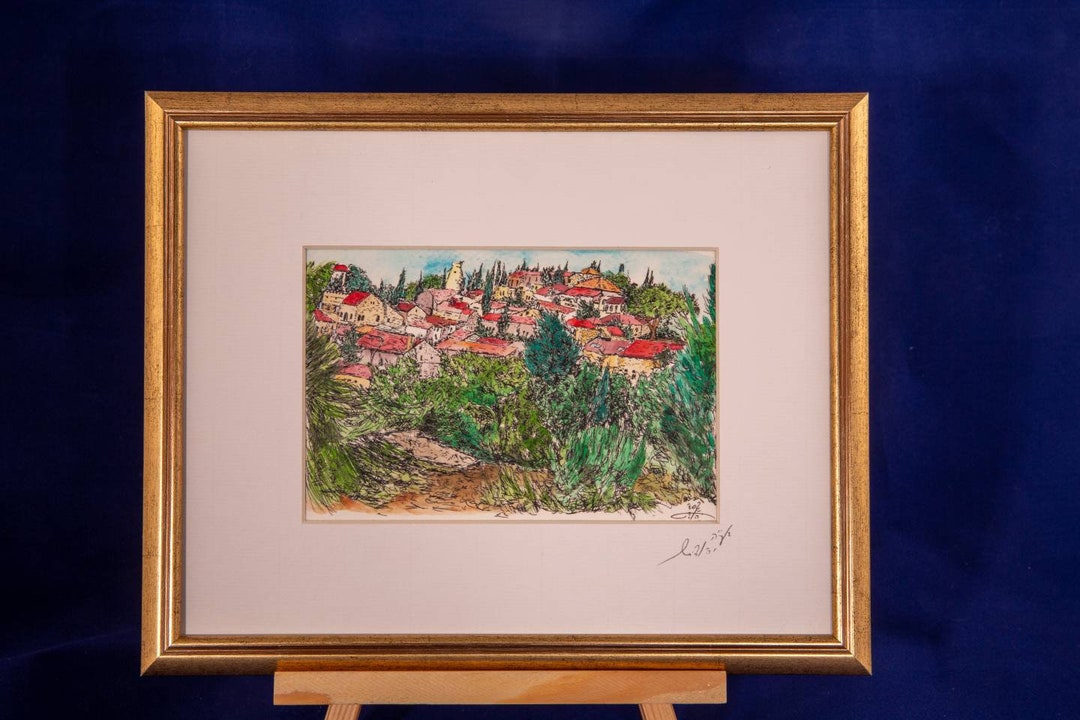Jerusalem, Holy Land, Sketch Print, Jewish Art, Spiritual Art, Israel's ...