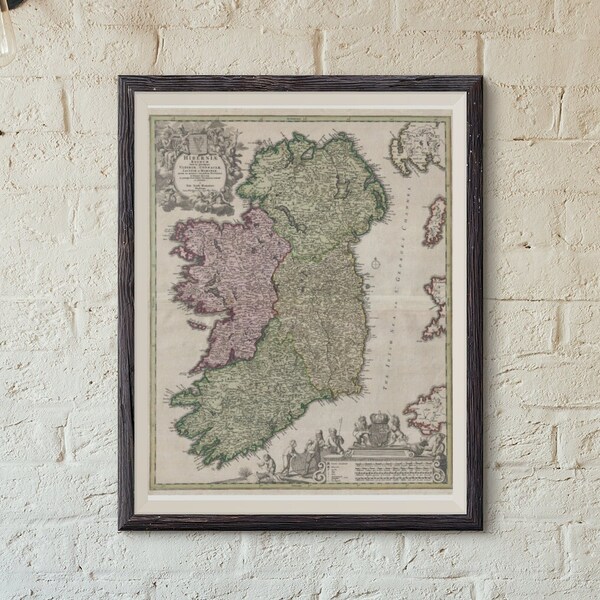 Downloadable Map of Ireland - Etsy