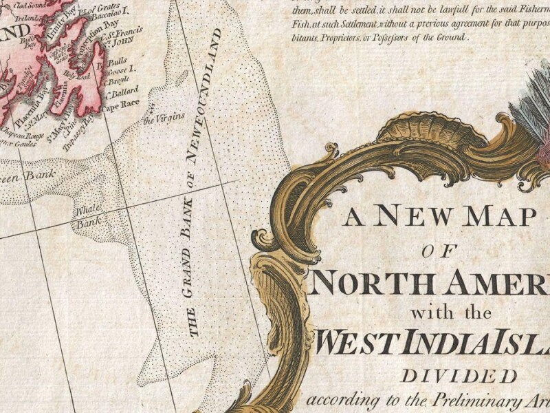 1794 Map of North America the West Indies Vintage Caribbean | Etsy