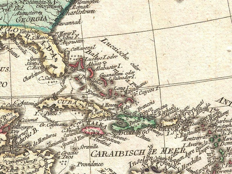 1796 Map of the Americas Printable Vintage Americas Map | Etsy