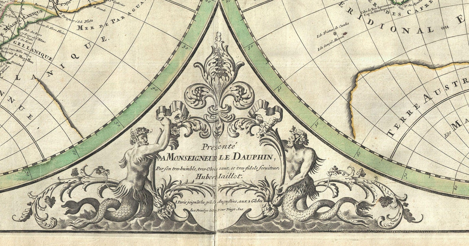 1691 Map of the World Printable Vintage World Map - Etsy