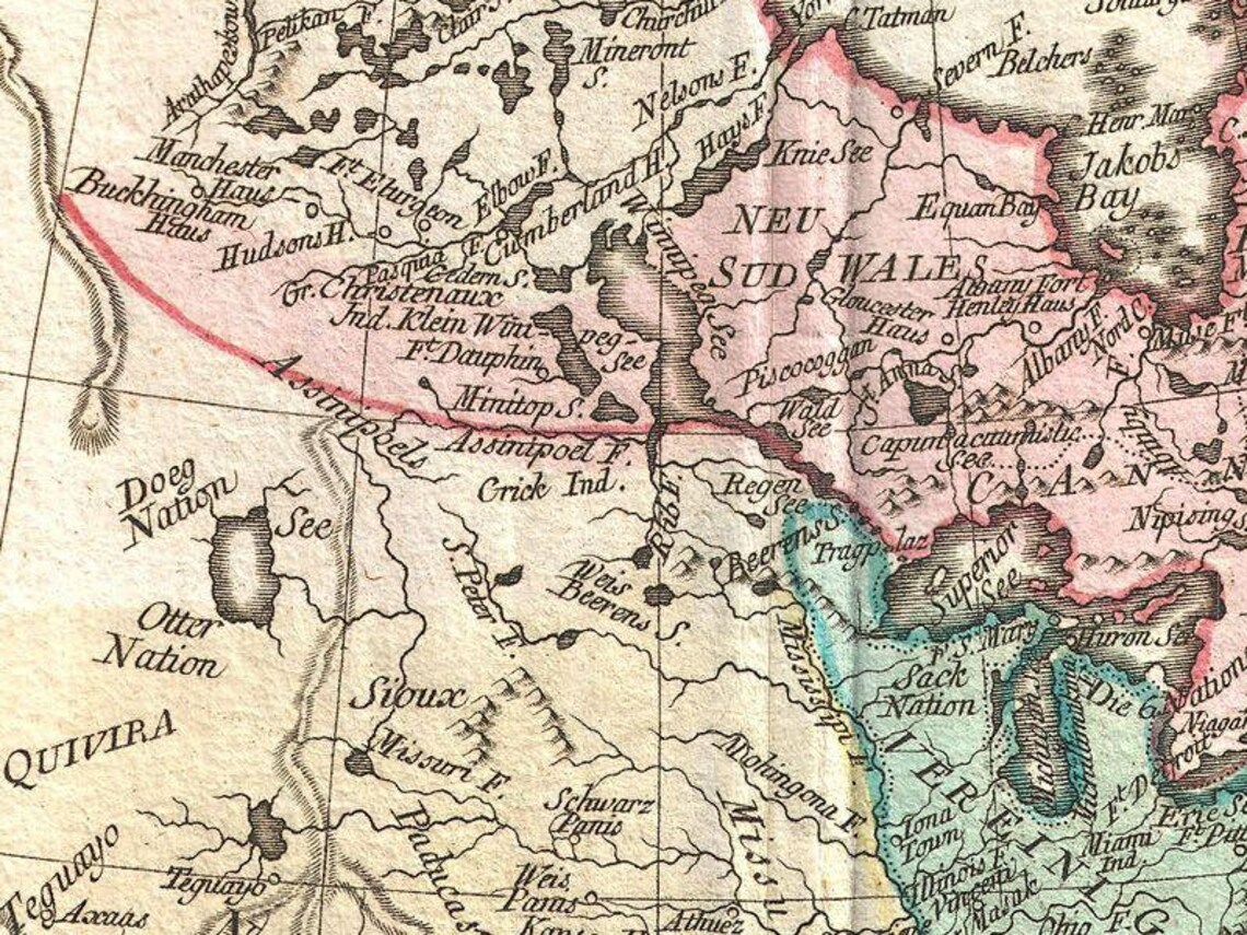 1796 Map of the Americas Printable Vintage Americas Map | Etsy