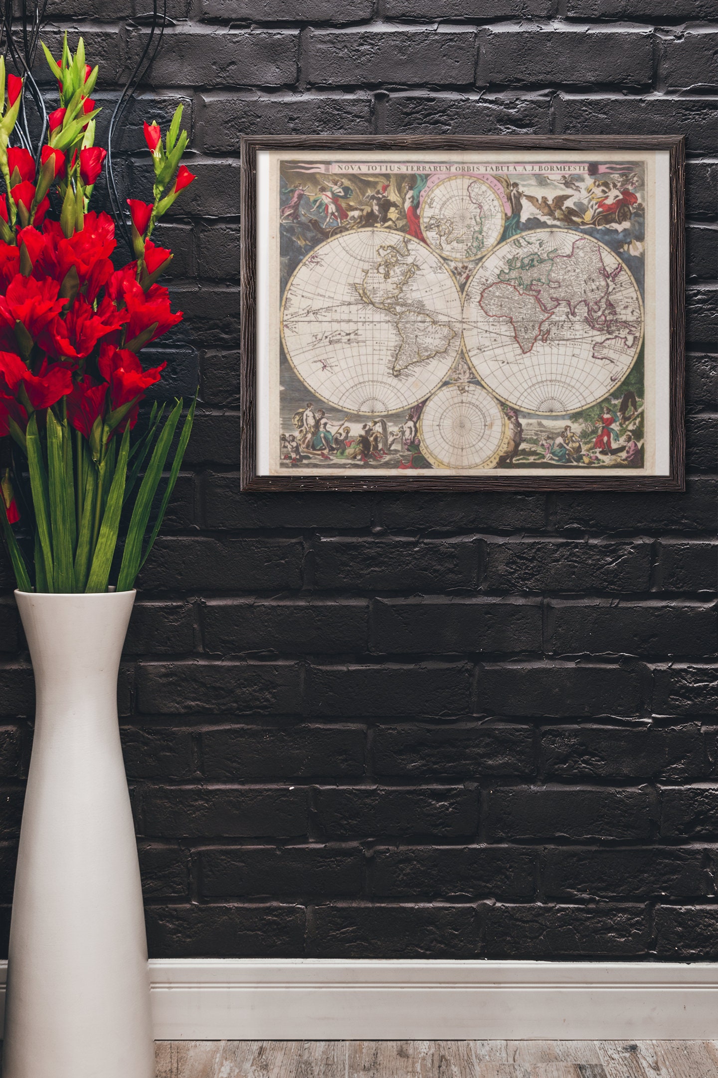 1685 Map of the World Printable Vintage World Map | Etsy