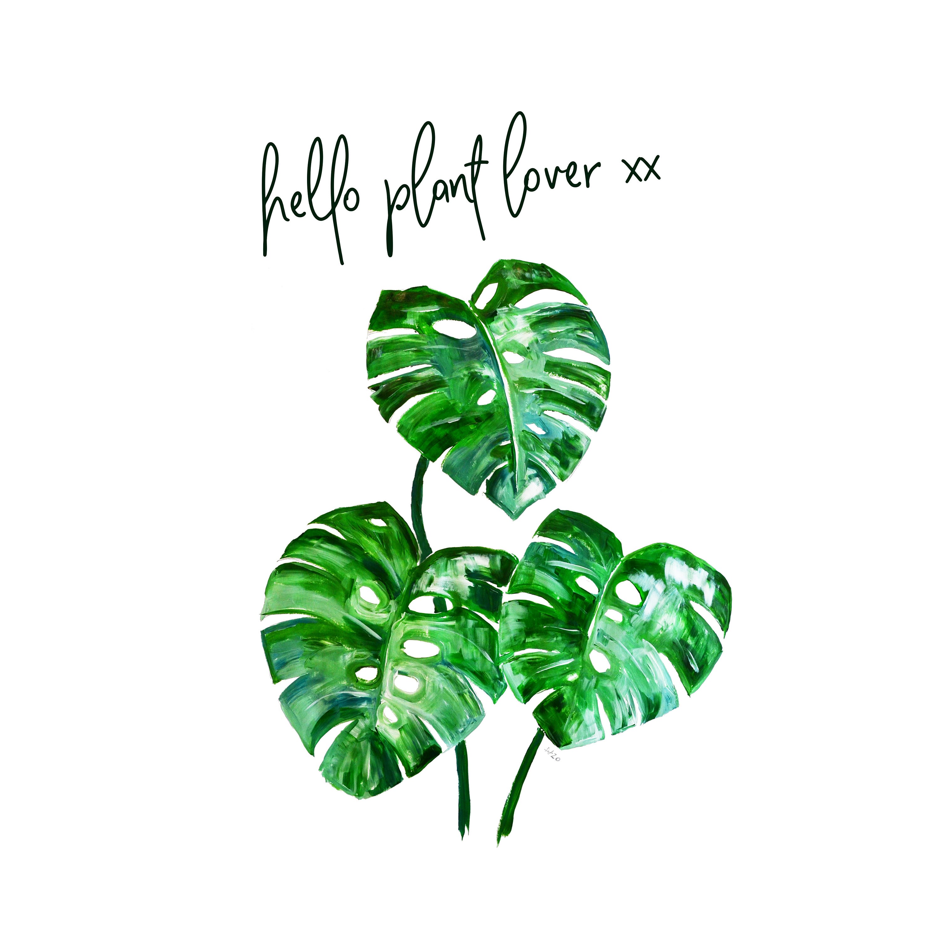 Hello Plant Lover Poster - Etsy