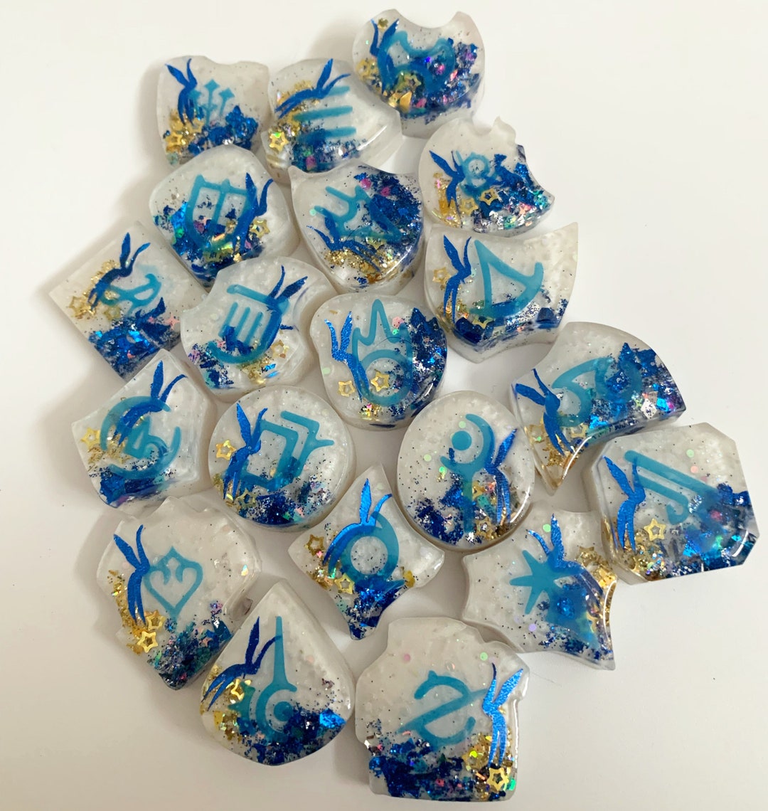 FFXIV Starbird Inspired Soul Crystals Glow in the Dark Symbol - Etsy