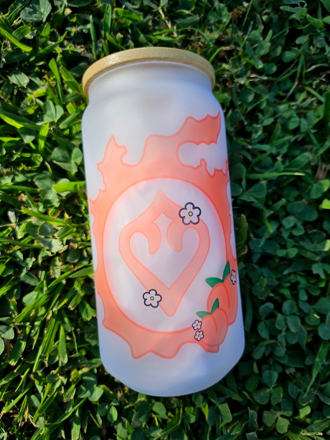 FFXIV Peach Glass Cups 18 Oz All Roles Available - Etsy