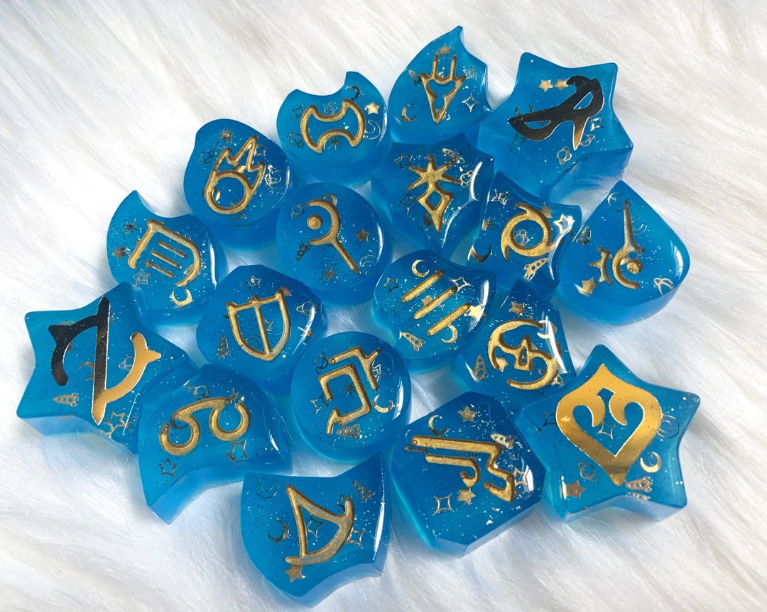 FFXIV Cosmos Inspired Set Glow in the Dark! - Etsy