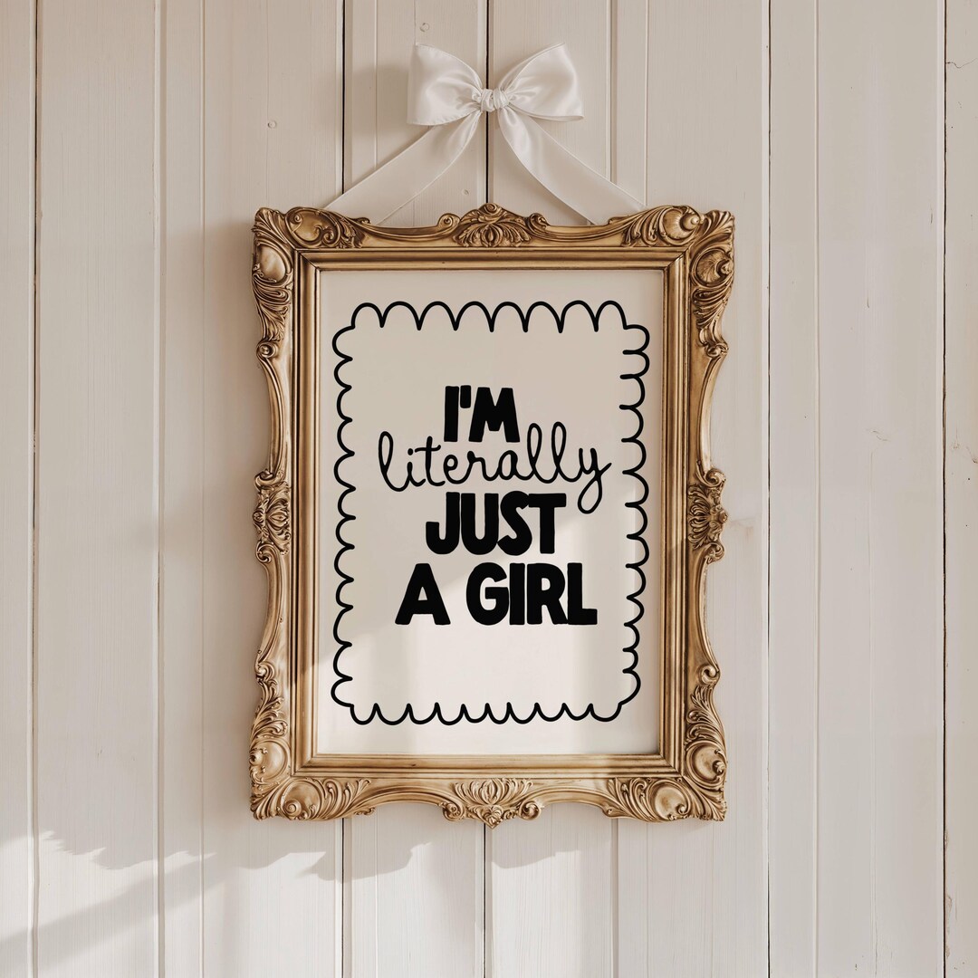 Digital Girl Design Wallpaper Girl Power Feminist Art Digital Download ...