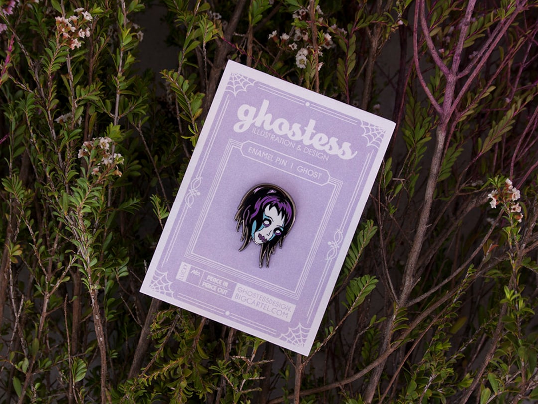 Enamel Pin Ghost - Etsy Canada