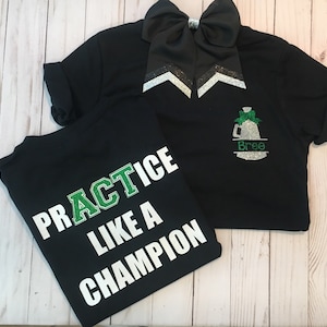 Cheer Shirt, Practice Like A Champion, Cheer Squad, Team T Shirt - Etsy