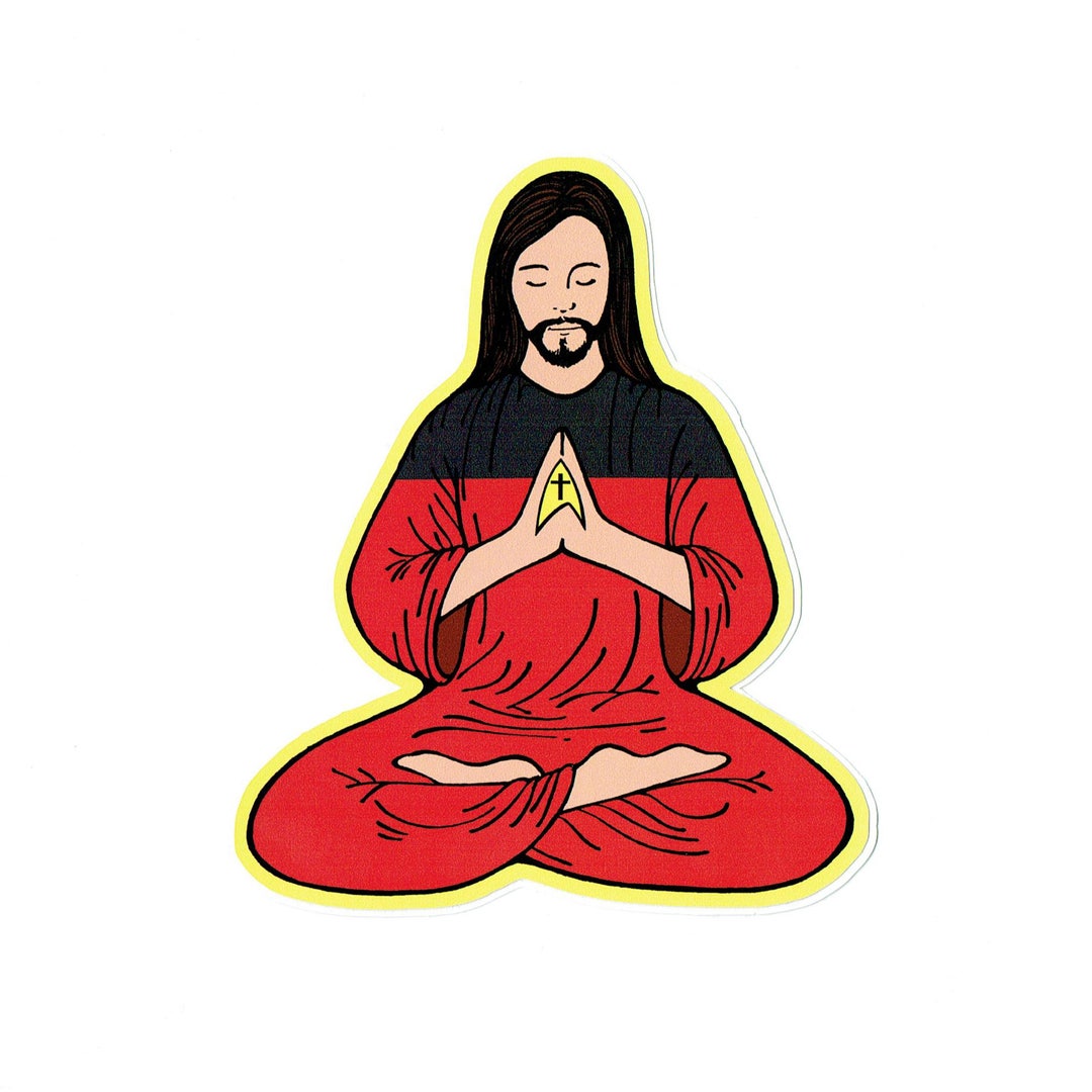 Trek Jesus Sticker - Etsy