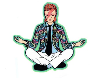 David Bowie Sticker | Etsy