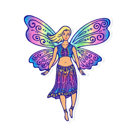 Fairy sticker | Etsy