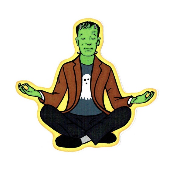 Frankenstein Sticker | Etsy
