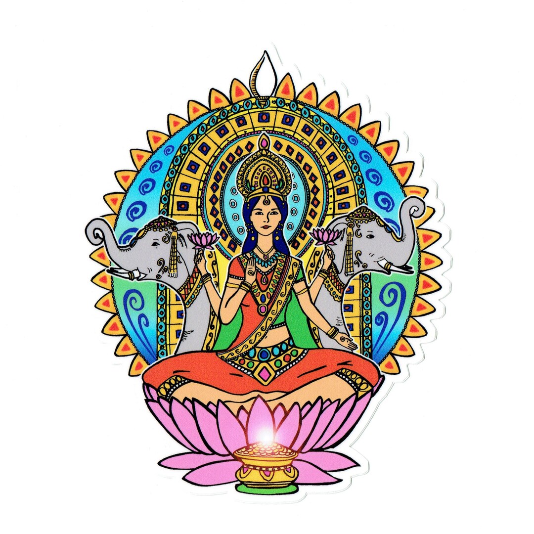 Lakshmi Sticker - Etsy