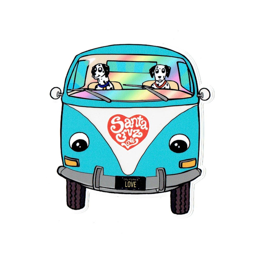 Dog Bus Sticker - Etsy