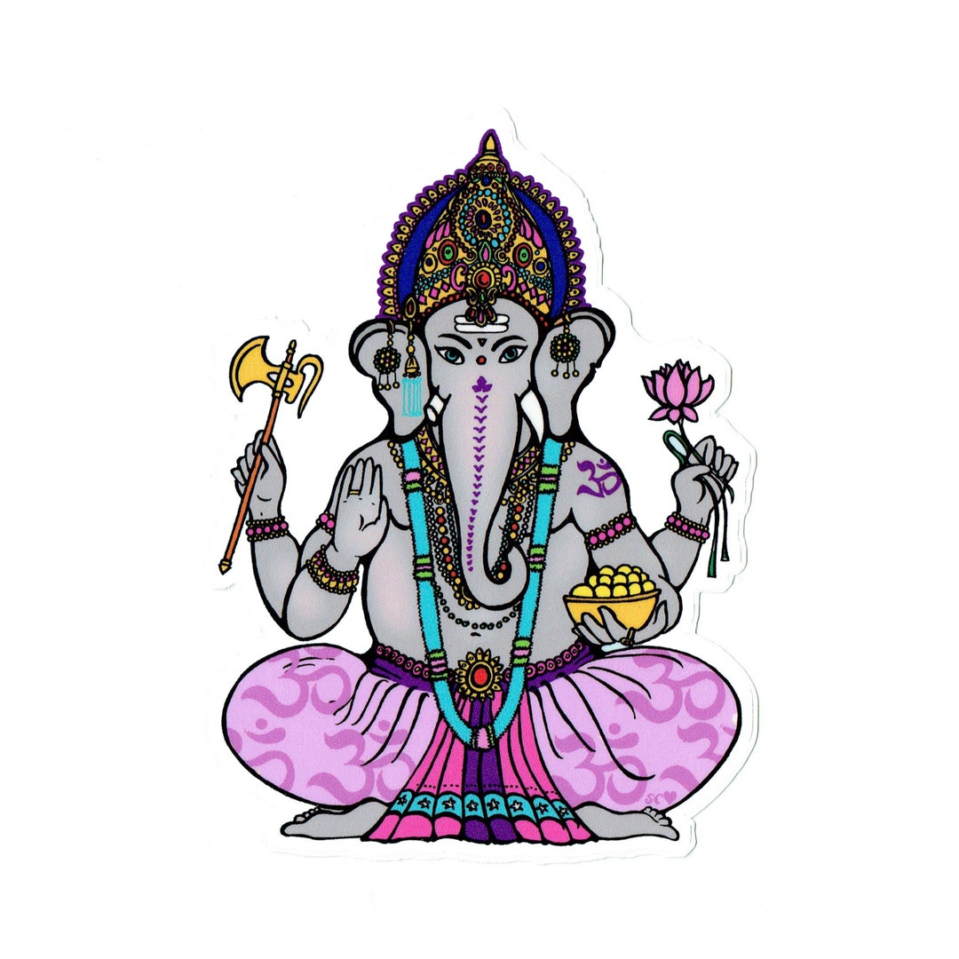 Ganesh Sticker - Etsy