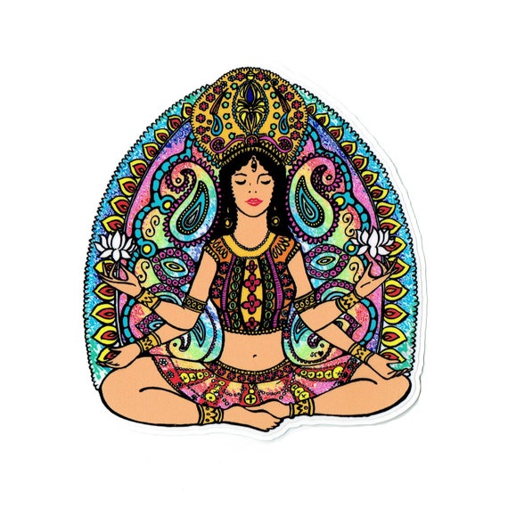Shakti Sticker - Etsy