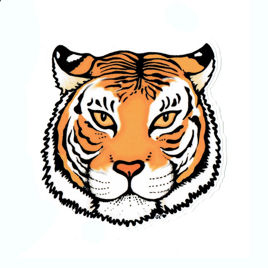 Tiger Sticker - Etsy