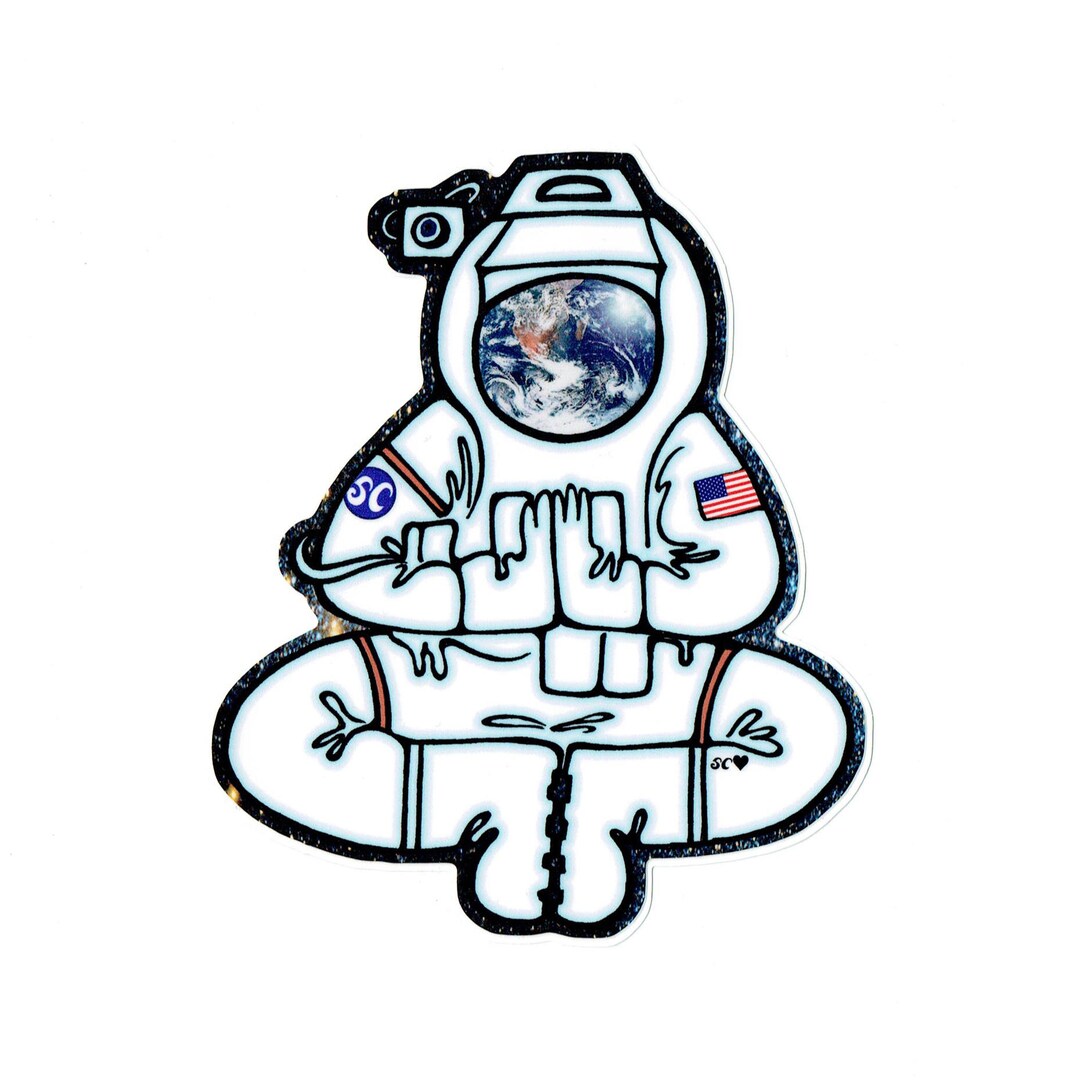 Astronaut Sticker - Etsy