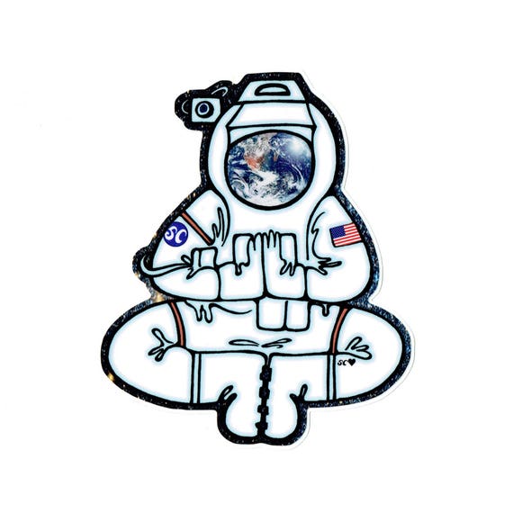Astronaut Sticker - Etsy
