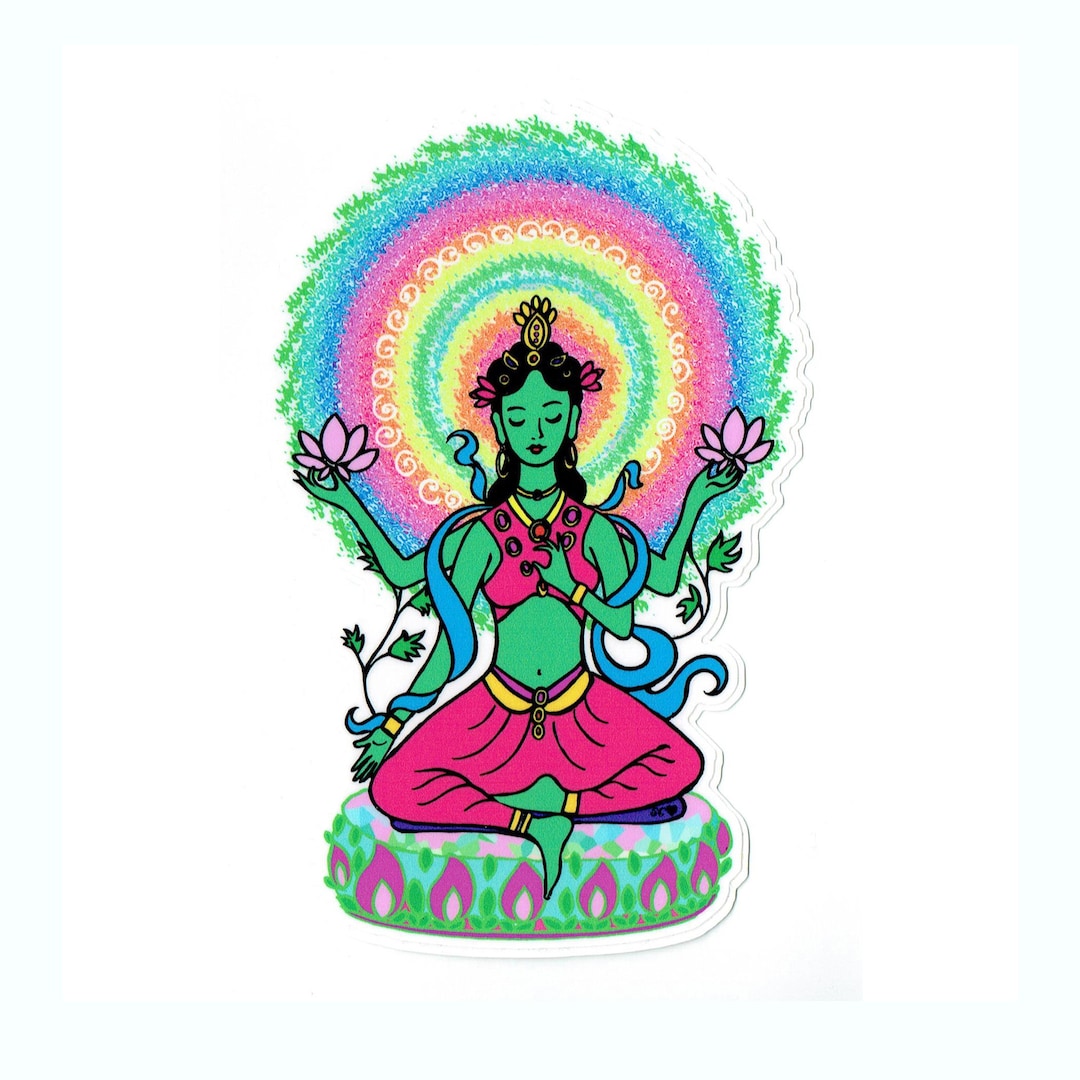 Green Tara Sticker - Etsy
