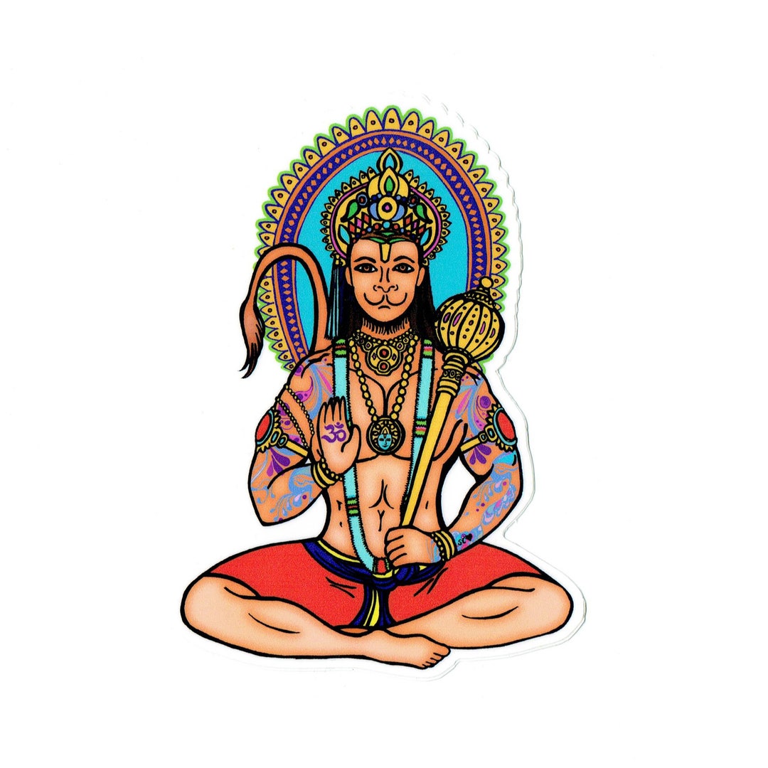 Hanuman Sticker - Etsy