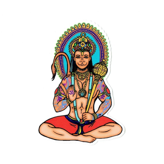Hanuman Sticker | Etsy